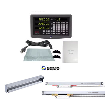 SINO 3 Axis SDS6-3V Kit Digital Readout System DRO com RS232-C Output Linear Encoder para torno